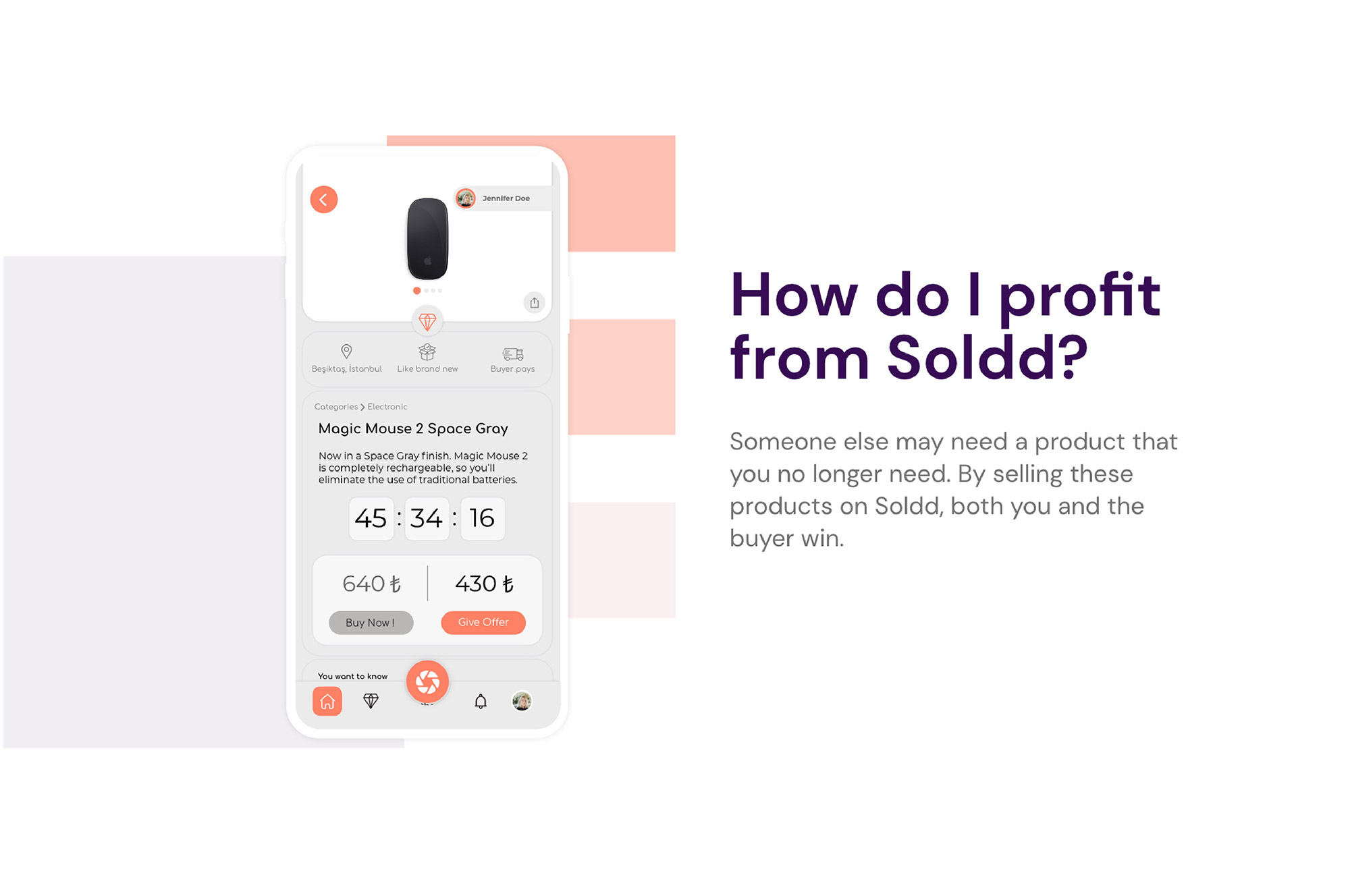 Soldd UI and Landing Page Design – Ömer Faruk Bozkurt